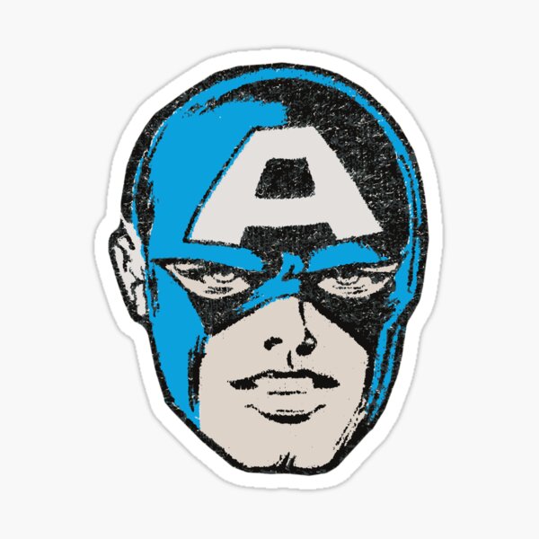 "Capt. USA" Sticker for Sale by loky02 | Redbubble
