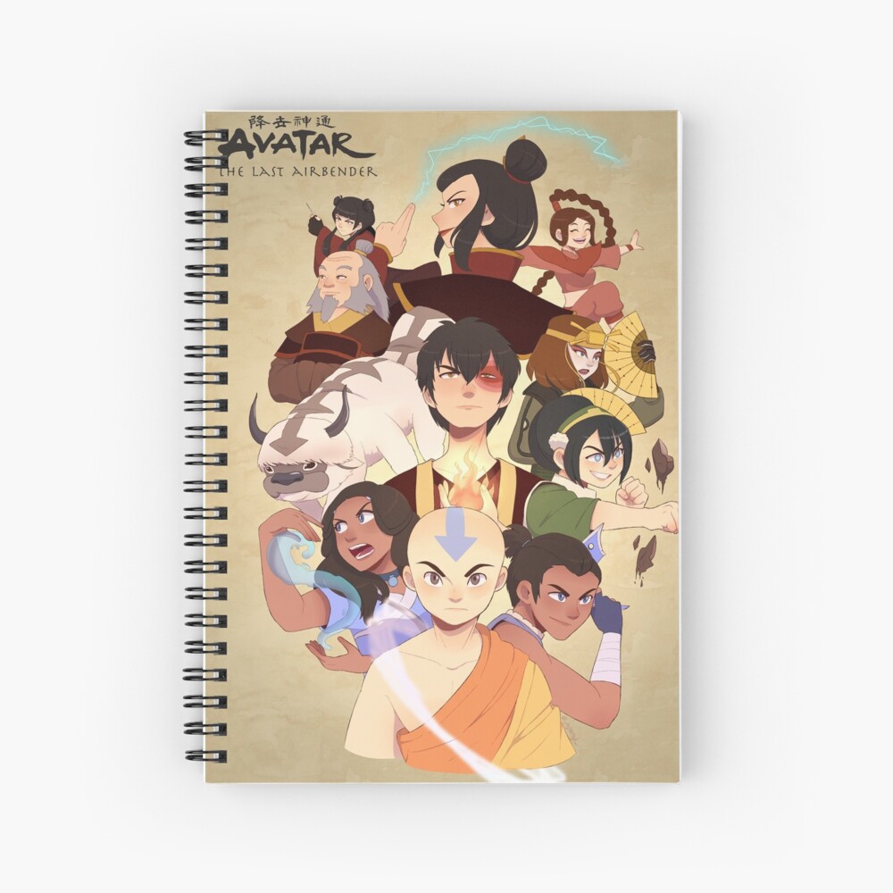 "Avatar The Last Airbender" Spiral Notebook by Nylanyl | Redbubble