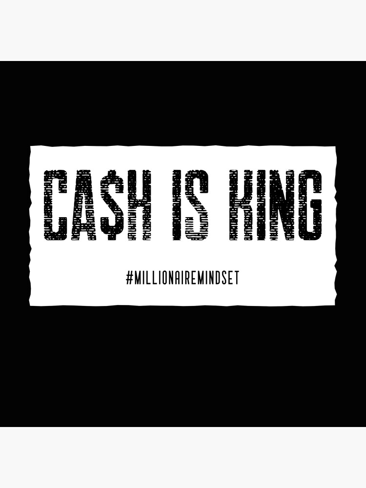 "Cash is King Logo" Art Print by Robert-Hurst | Redbubble