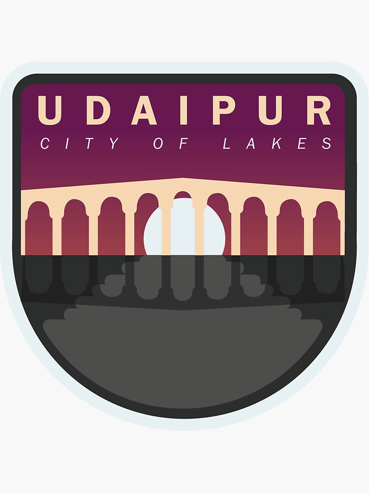 "Udaipur Badge" Sticker for Sale by tomarto13 | Redbubble