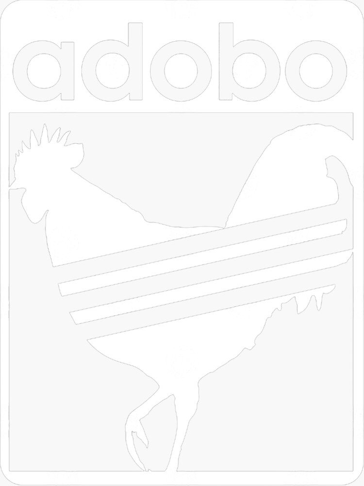 "Pinoy Shirt Chicken Adobo funny Filipino Shirt" Sticker for Sale by ...