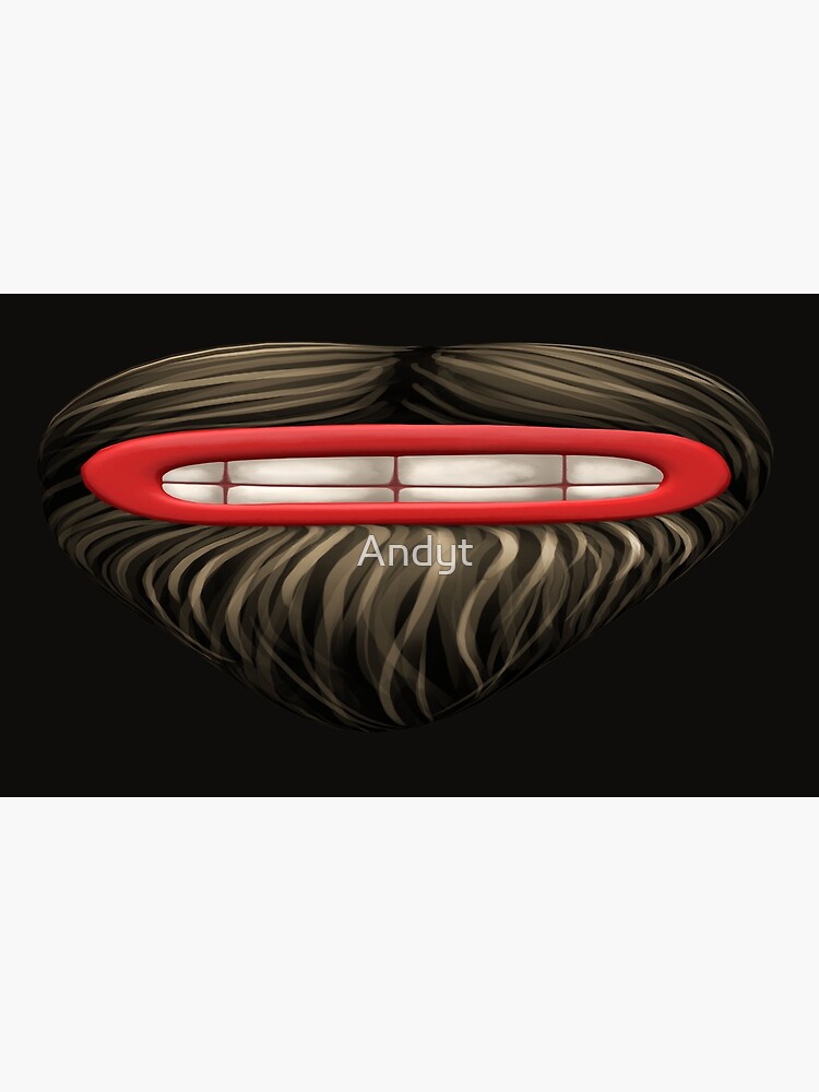 "The Goatee Face mask" Poster by Andyt | Redbubble