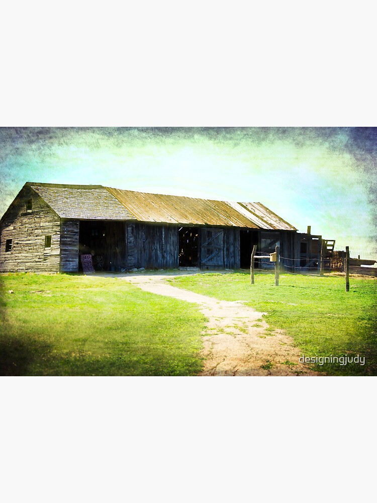 "Prairie Barn" Poster for Sale by designingjudy | Redbubble
