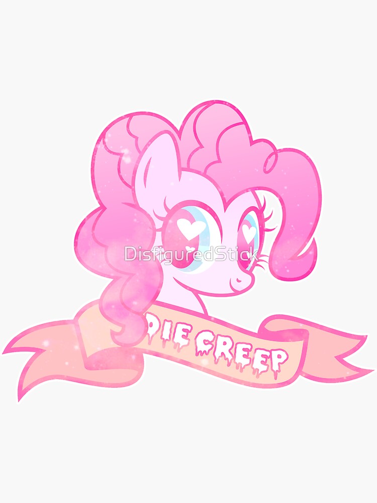 "Grunge pie" Sticker for Sale by DisfiguredStick | Redbubble