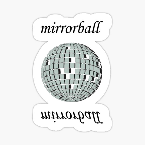 "Mirrorball Reflection" Sticker for Sale by alexisnicolette | Redbubble