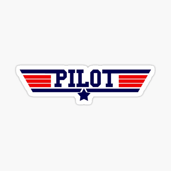 "Pilot" Sticker for Sale by Nkioi | Redbubble