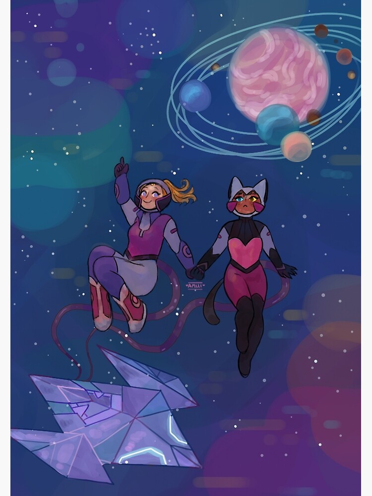 "space catradora" Poster by amlli | Redbubble