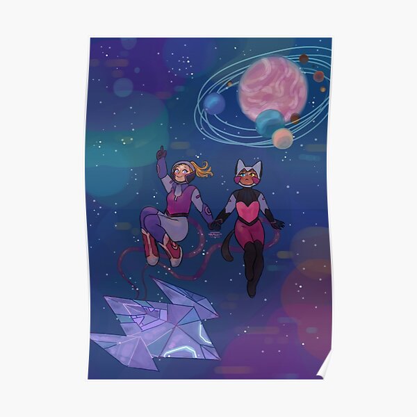 "space catradora" Poster by amlli | Redbubble