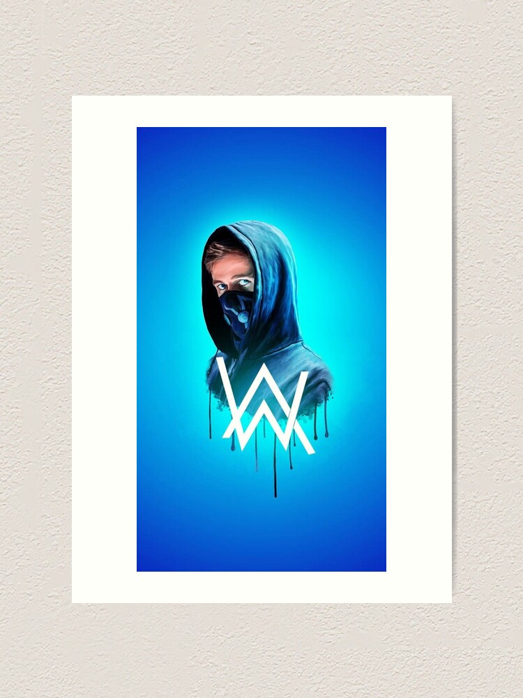 "Alan Walker" Art Print by humairabeti | Redbubble