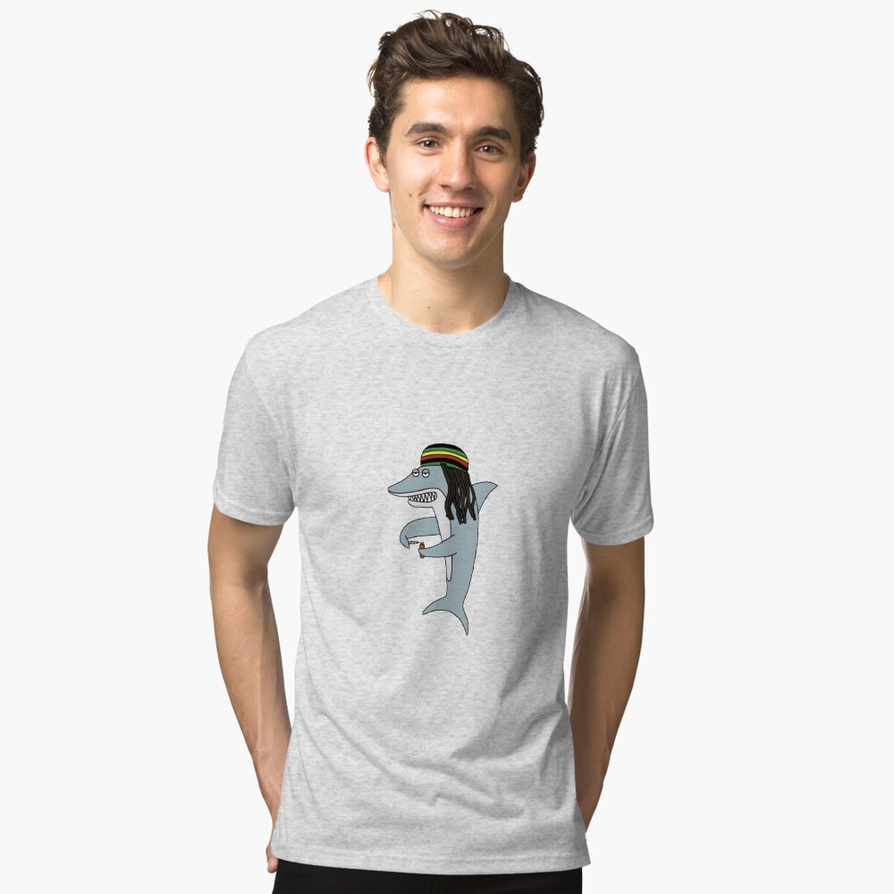 "reggae shark" Sticker for Sale by francescaclews | Redbubble
