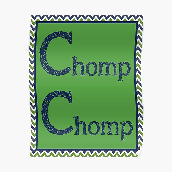 "Chomp Chomp Poster" by friedmangallery | Redbubble