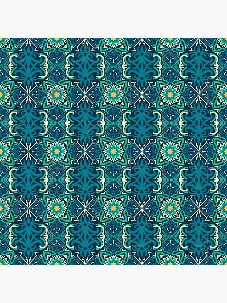 "Dayak Batik concept Pattern" Sticker for Sale by BerandaDesain | Redbubble