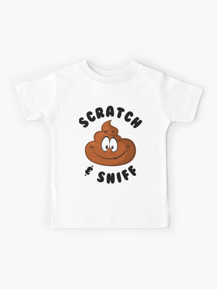 "Funny Poo Emoji Scratch & Sniff" Kids T-Shirt for Sale by erniea200 ...