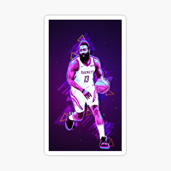 "James Harden" Sticker for Sale by dekuuu | Redbubble