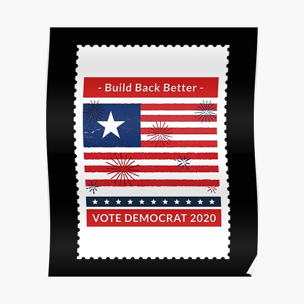 "Build Back Better Logo" Poster by Robert-Hurst | Redbubble