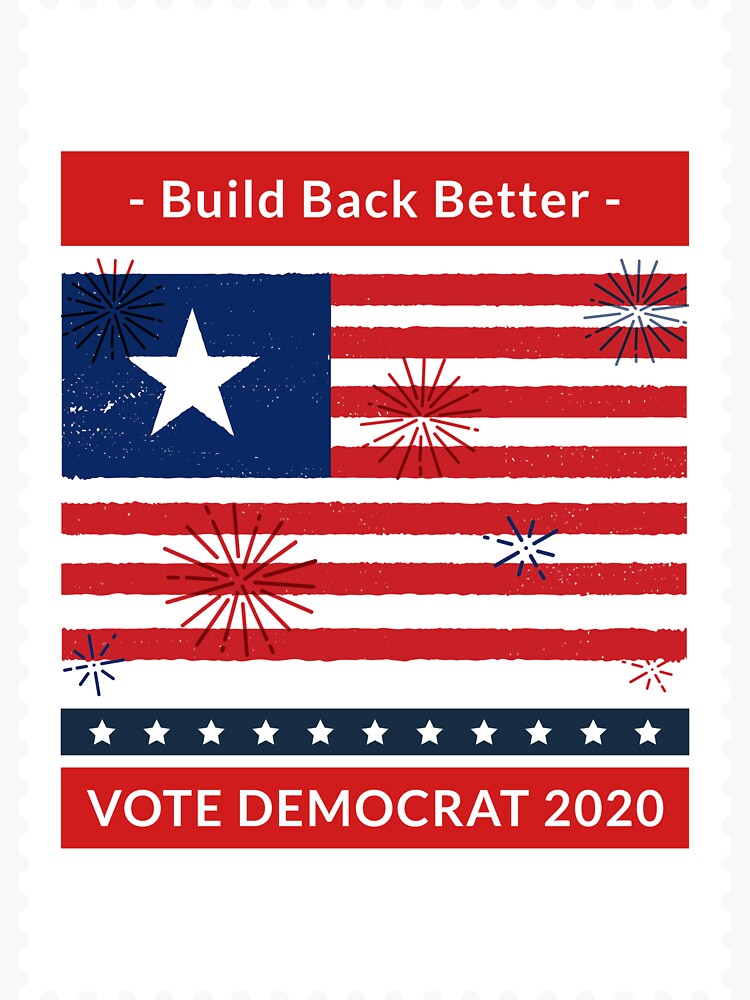"Build Back Better Logo" Sticker for Sale by Robert-Hurst | Redbubble