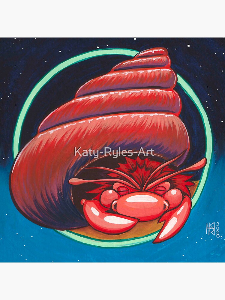 "Cancerian dragon" Sticker by Katy-Ryles-Art | Redbubble