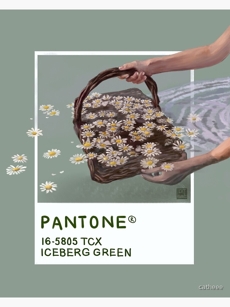 "Iceberg Green Pantone " Poster by catheee | Redbubble