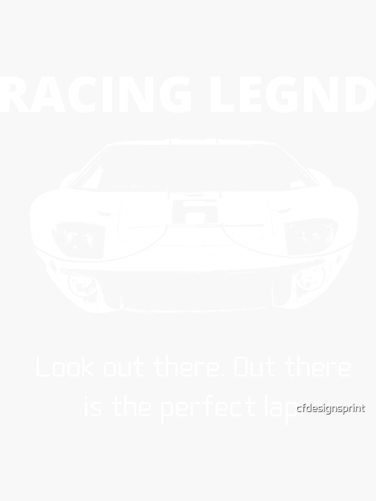 "THE PERFECT LAP IS OUT THERE - RACING - SIM RACING" Sticker by ...