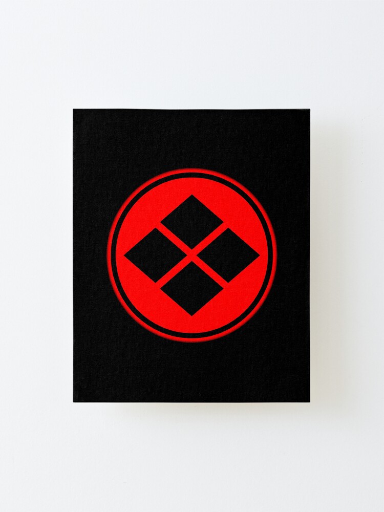 "Takeda Clan Kamon" Aufgezogener Druck von Takeda-art | Redbubble