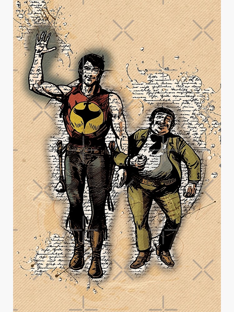 "ZAGOR and Chico Custom Vintage Art Style Poster" Poster by Naumovski ...