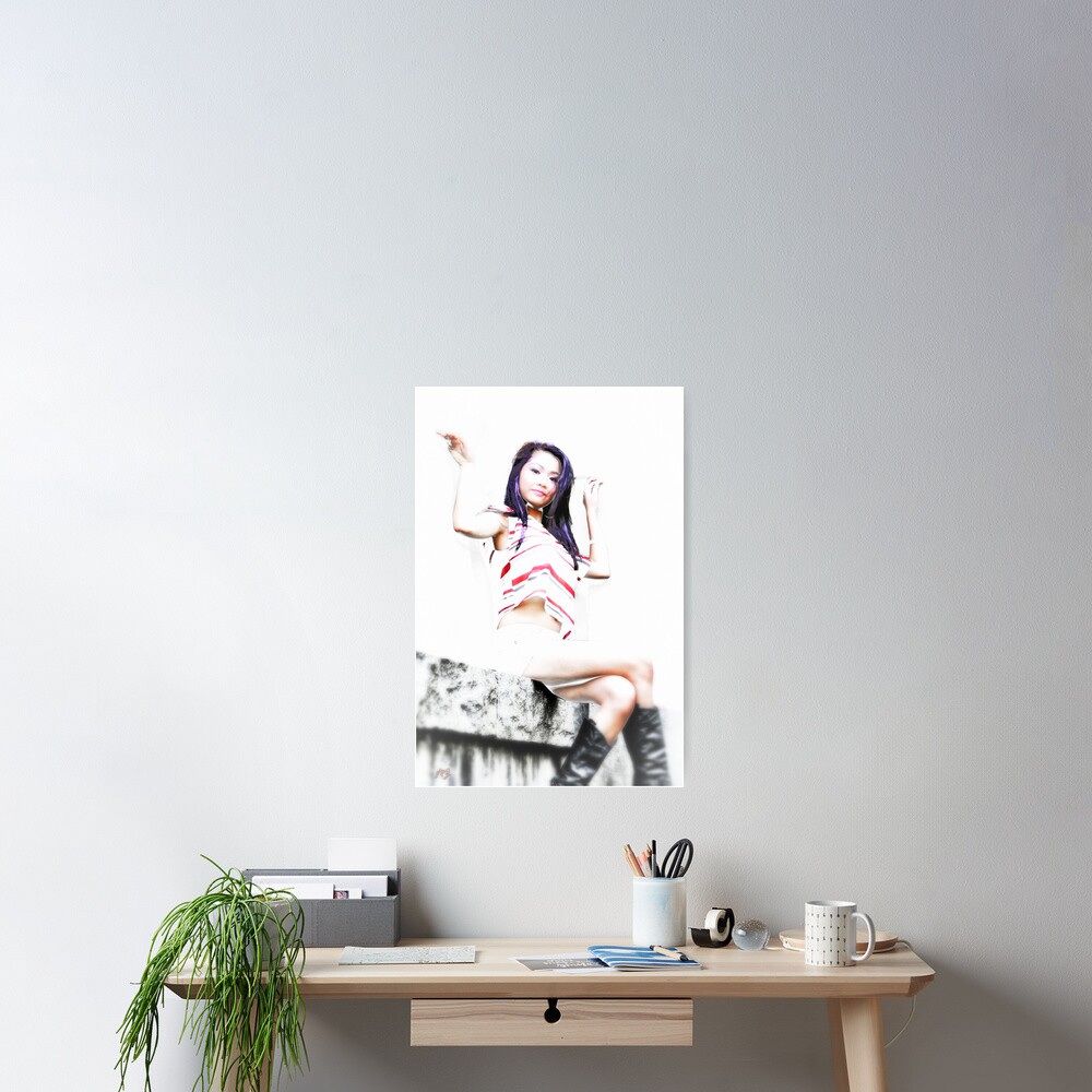 "Michelle Angelic Pose [A2] (Portrait)" Poster by MasterJames | Redbubble