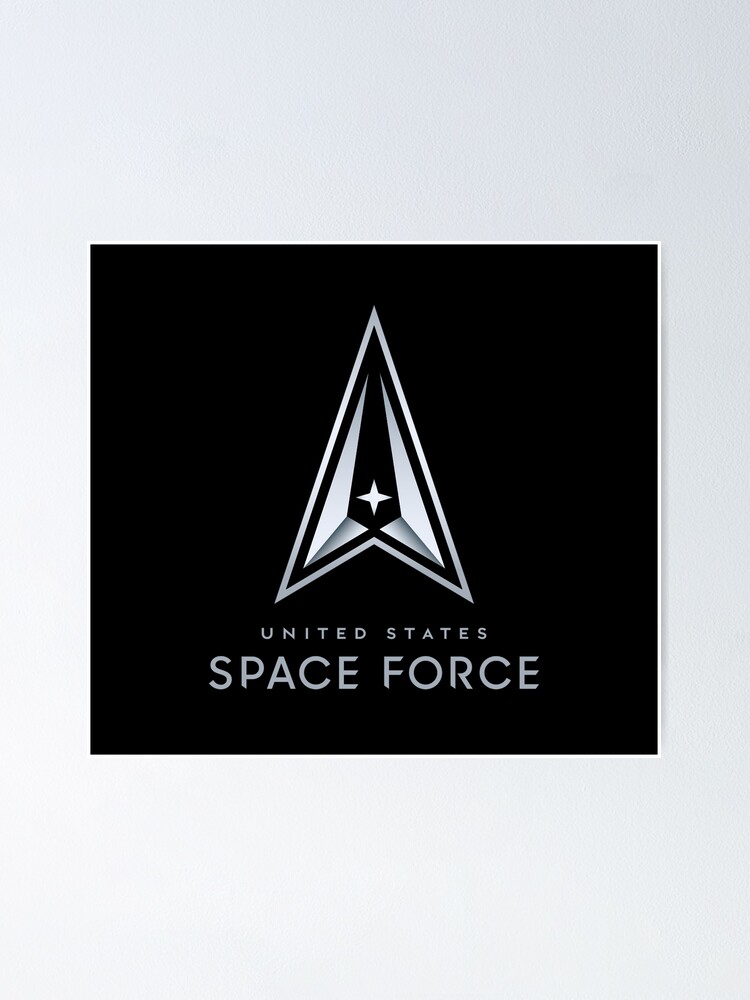 "US Space Force Logo USSF Astronaut Military Air Force" Poster for Sale ...