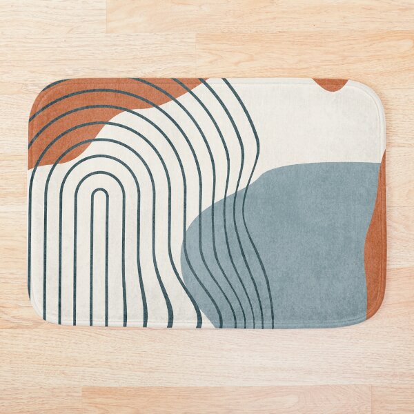 "Neutral Rainbow" Bath Mat by millamix | Redbubble