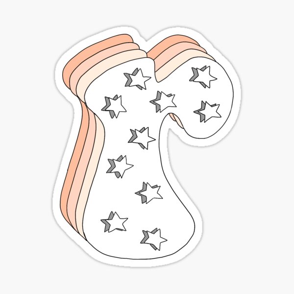 "aesthetic letter R" Sticker by stellaakinander | Redbubble