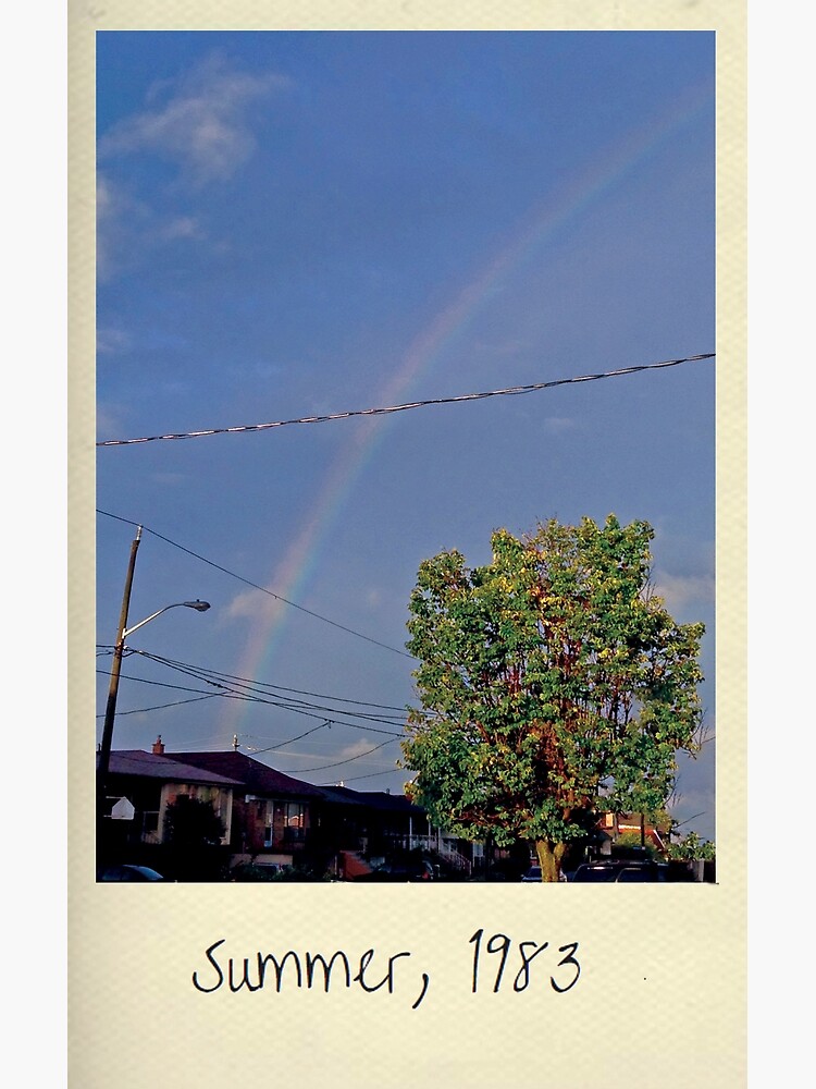 "Summer, 1983 Aesthetic Rainbow " Poster for Sale by endothermiic ...