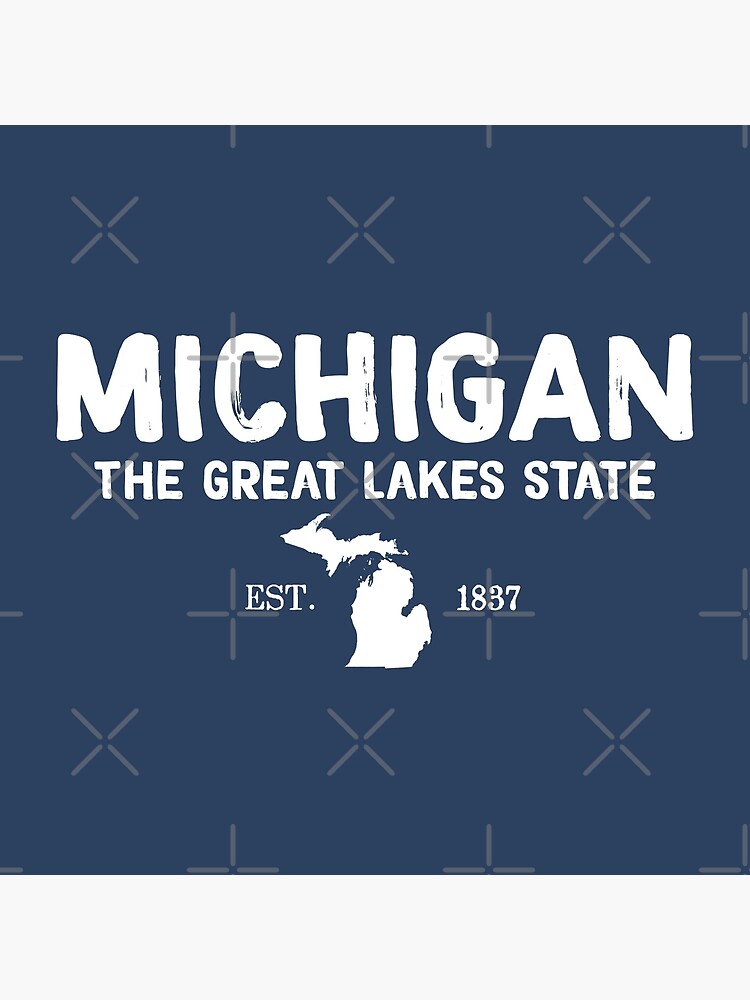 "Michigan Is The Great Lakes State" Poster by GreatLakesLocal | Redbubble