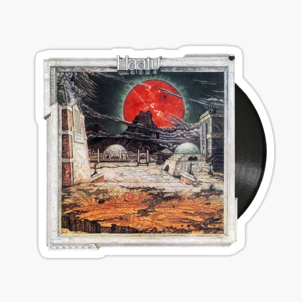 "Klaatu album Hope" Sticker by rayvoltz | Redbubble
