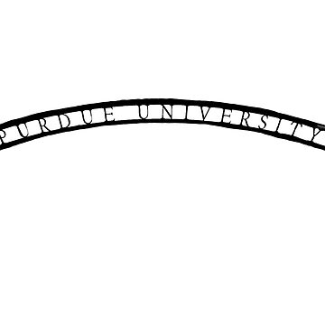 "Purdue Archway" Sticker for Sale by MarthaLouise | Redbubble