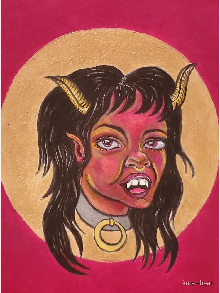 "Demon Lover " Sticker by kota--bear | Redbubble