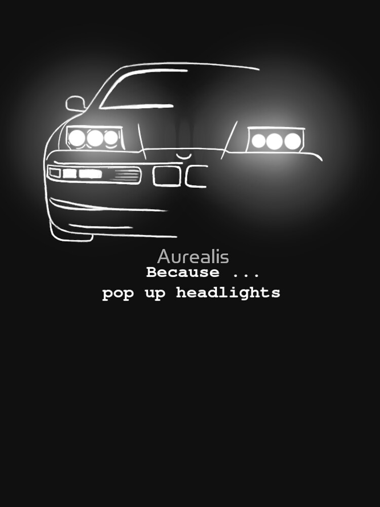 "Pop Up headlights" T-shirt for Sale by Aurealis | Redbubble | pop up t ...