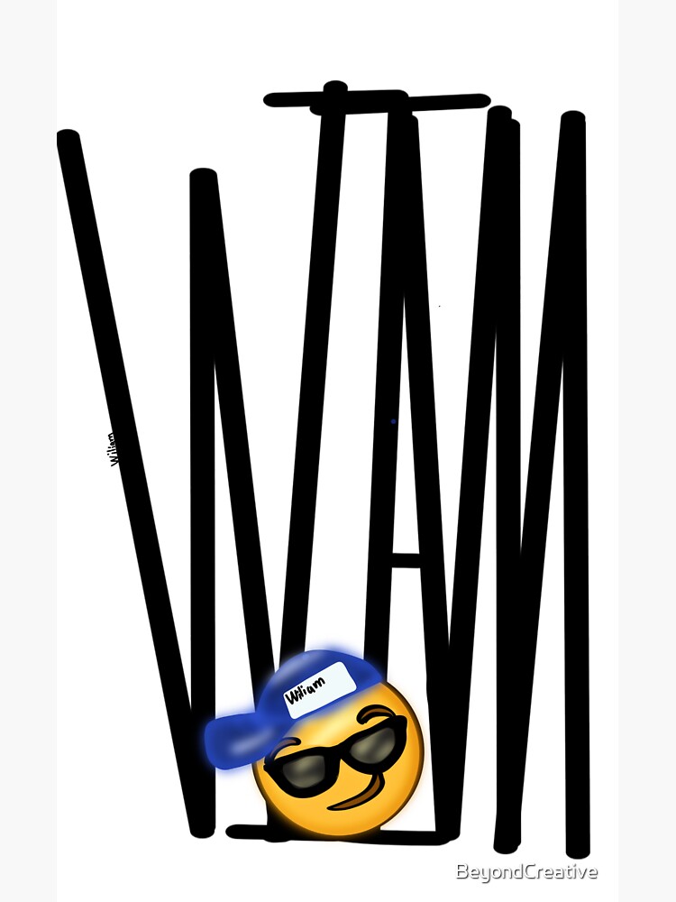"William Word Name Art" Sticker by BeyondCreative | Redbubble
