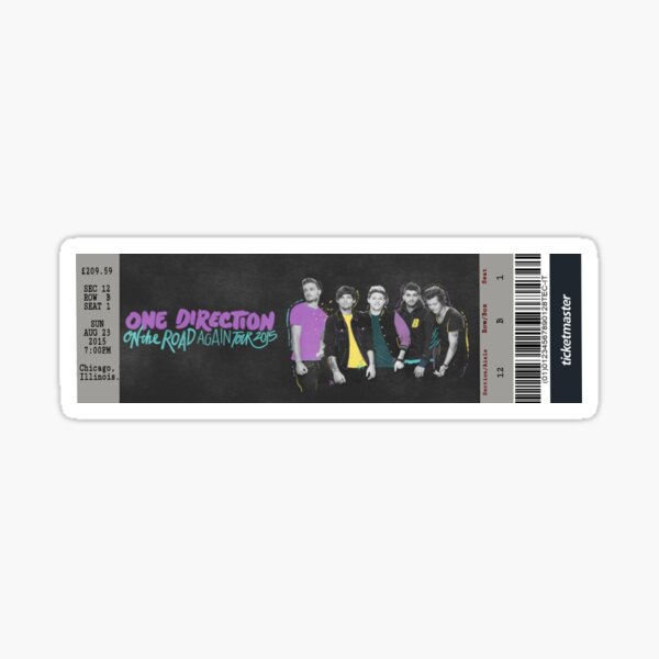 "Concert tickets" Sticker for Sale by Habit-stickers | Redbubble