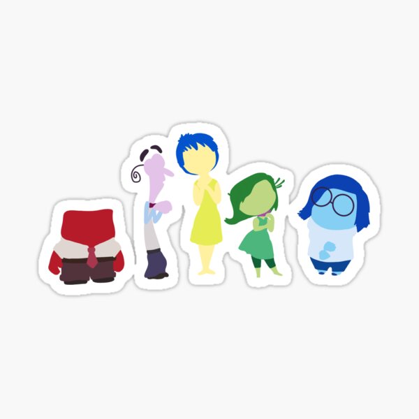"The Emotions from Inside Out" Sticker for Sale by frandimiceli | Redbubble
