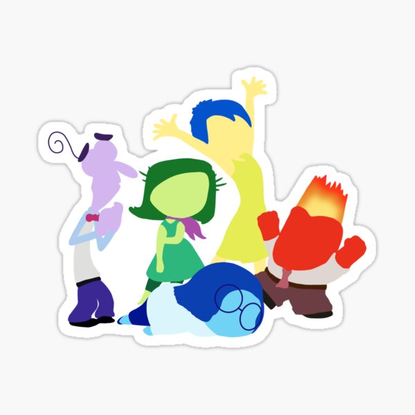 "The Emotions from Inside Out" Sticker for Sale by frandimiceli | Redbubble