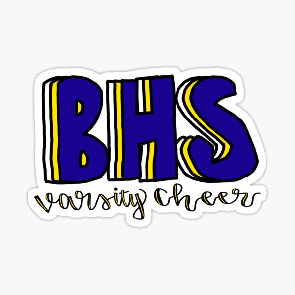 "BHS Cheer Sticker" Sticker by juliaanasofiaa | Redbubble