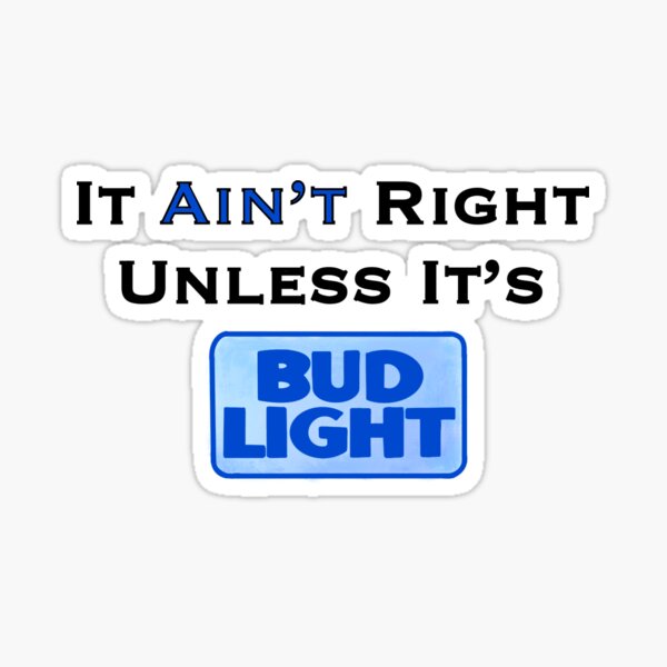 Bud Light Stickers | Redbubble