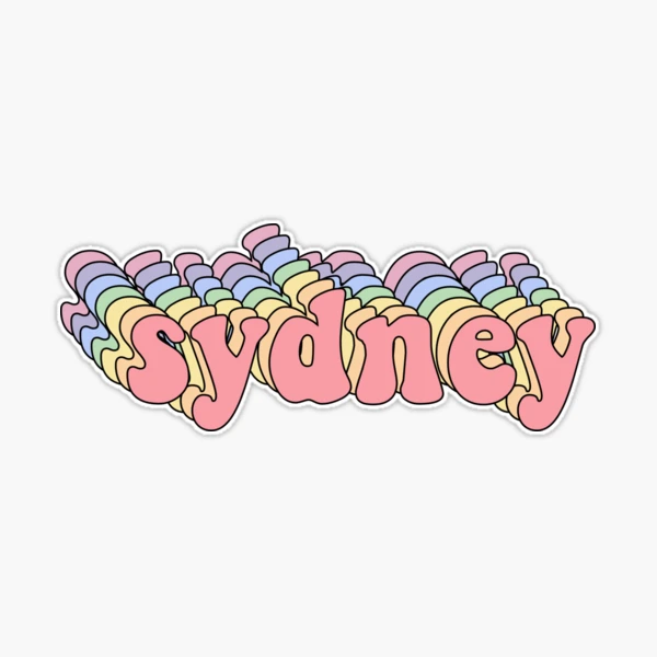 The Name Sydney Wallpaper Sydney Australia Fashion Cut Out Stock