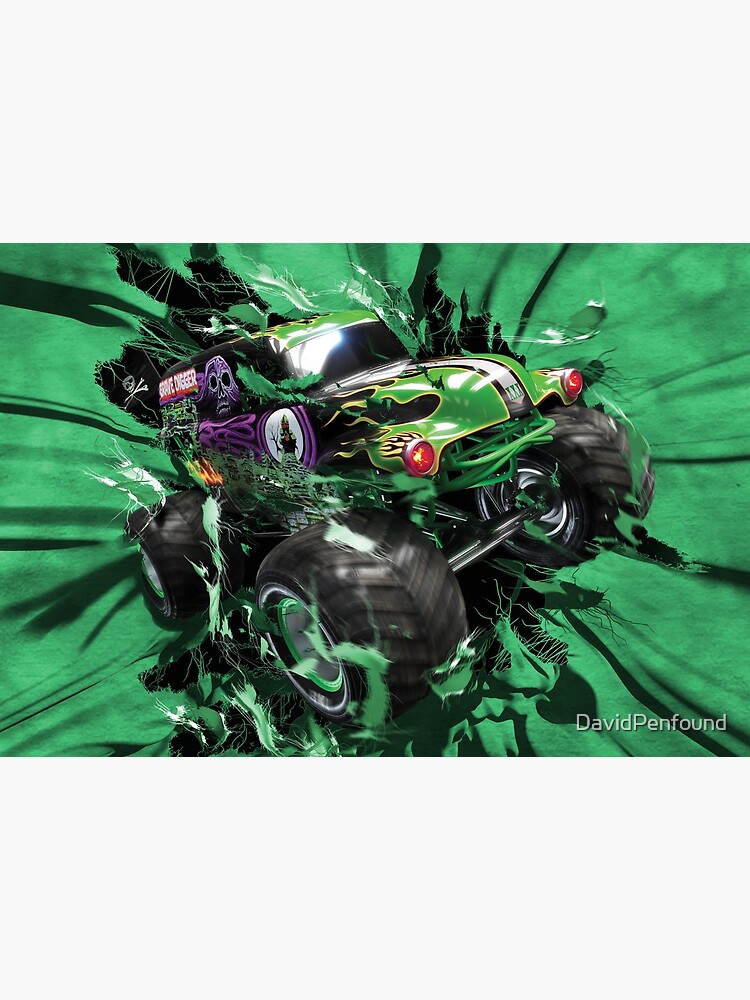 "monster truck" Mask for Sale by DavidPenfound | Redbubble