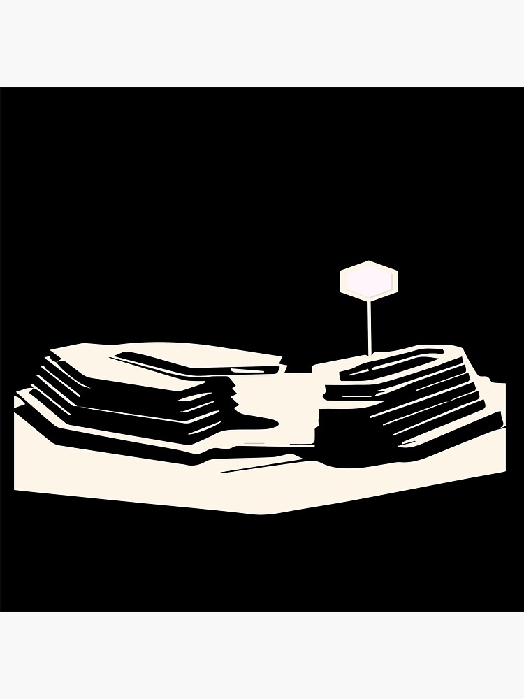 "Tranquility Base Model" Sticker for Sale by mirage-design | Redbubble