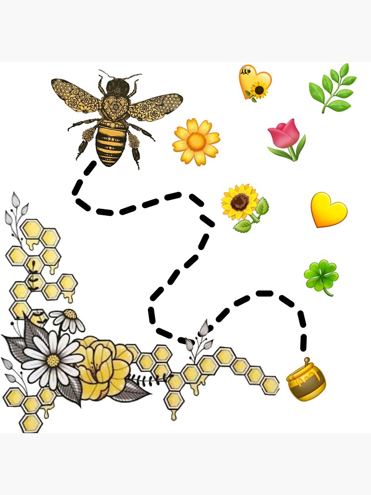 "Bee appreciation :)" Sticker by justsetitoff | Redbubble