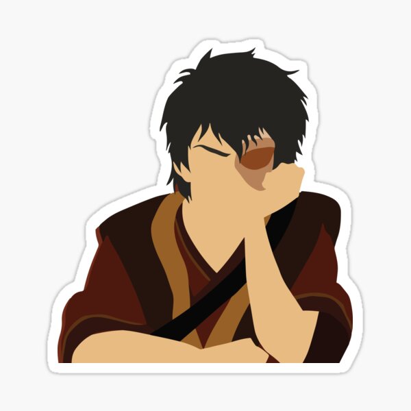 "Avatar The Last Airbender Minimalist Zuko" Sticker for Sale by egrjhn ...