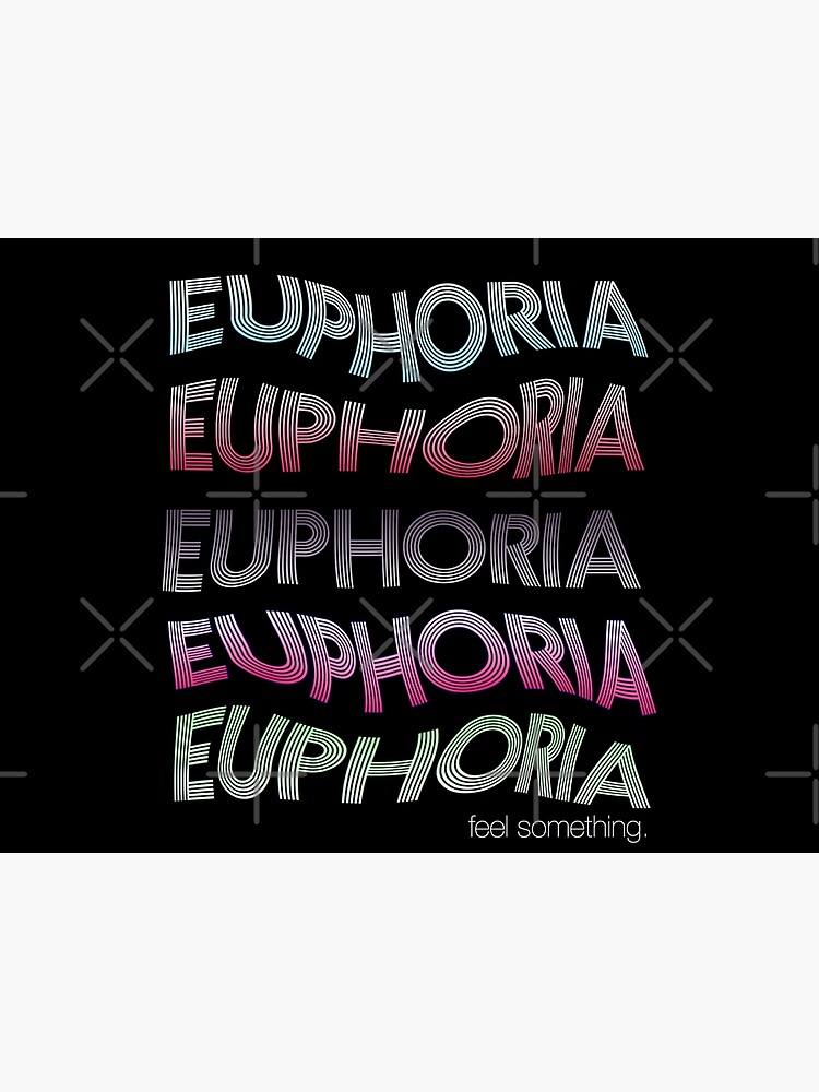 "euphoria logo" Poster for Sale by etherealvibes | Redbubble