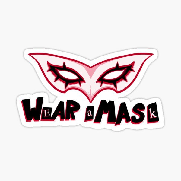 "Joker Wear A Mask" Sticker by KayLubbStore | Redbubble