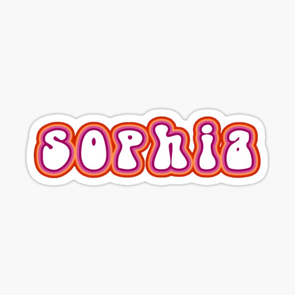 "Sophia Sticker Lesbian Flag" Sticker for Sale by ohmygosh-design ...