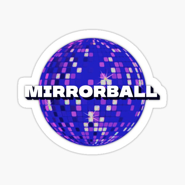 "mirrorball" Sticker for Sale by arvinchristian | Redbubble